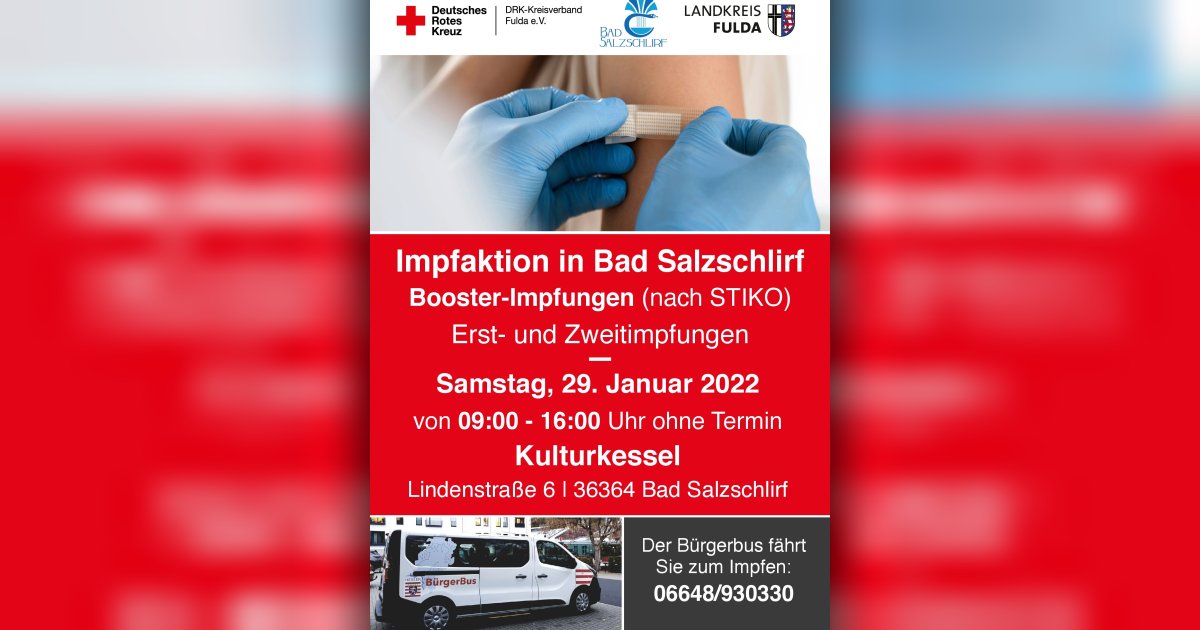 Sonderimpfaktion im Kulturkessel | Bad Salzschlirf - die Gemeinde für Kur + Urlaub bei Fulda in ...